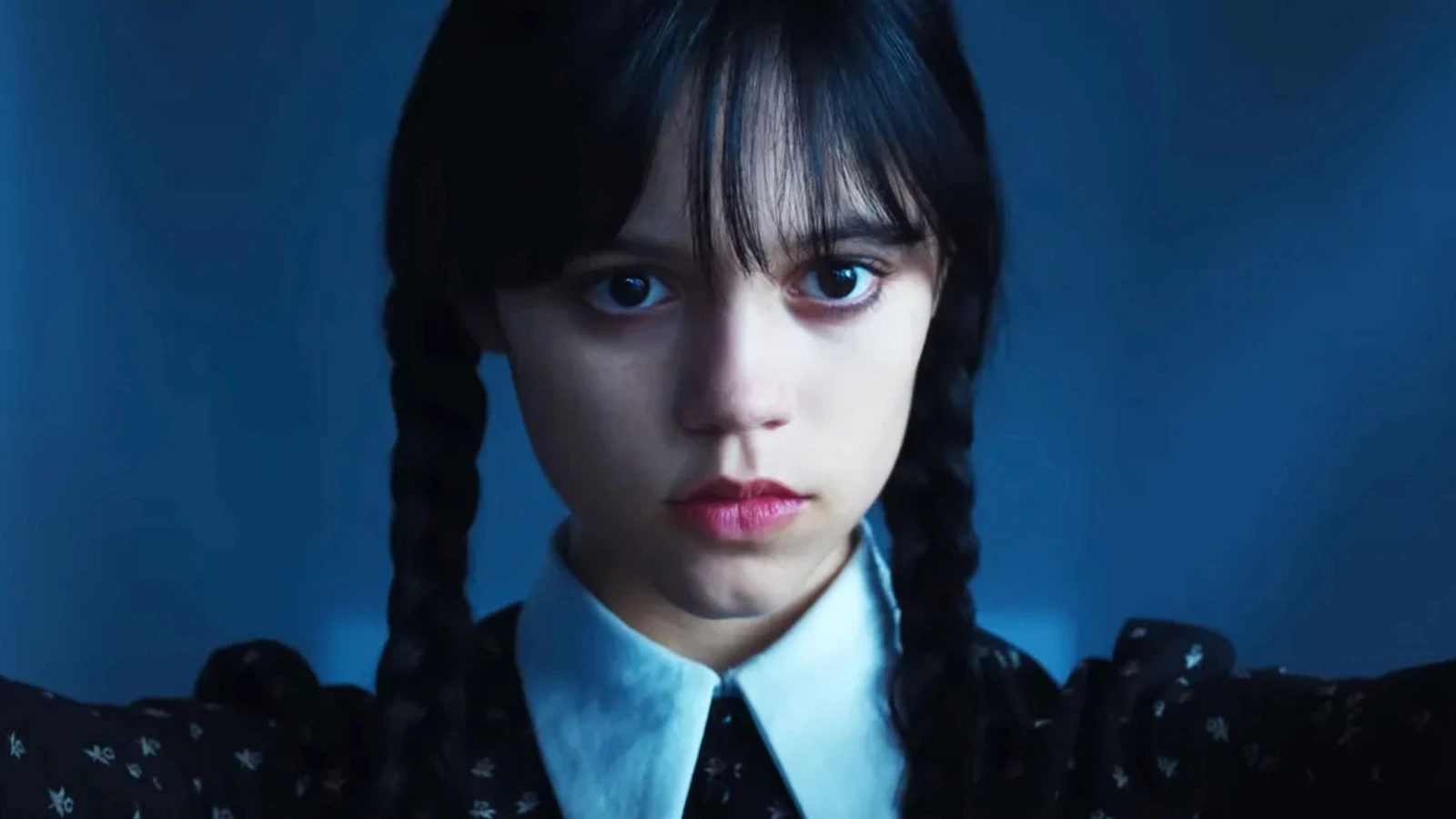 Why Jenna Ortega's Wednesday Never Blinks Her Eyes - MovieGeak