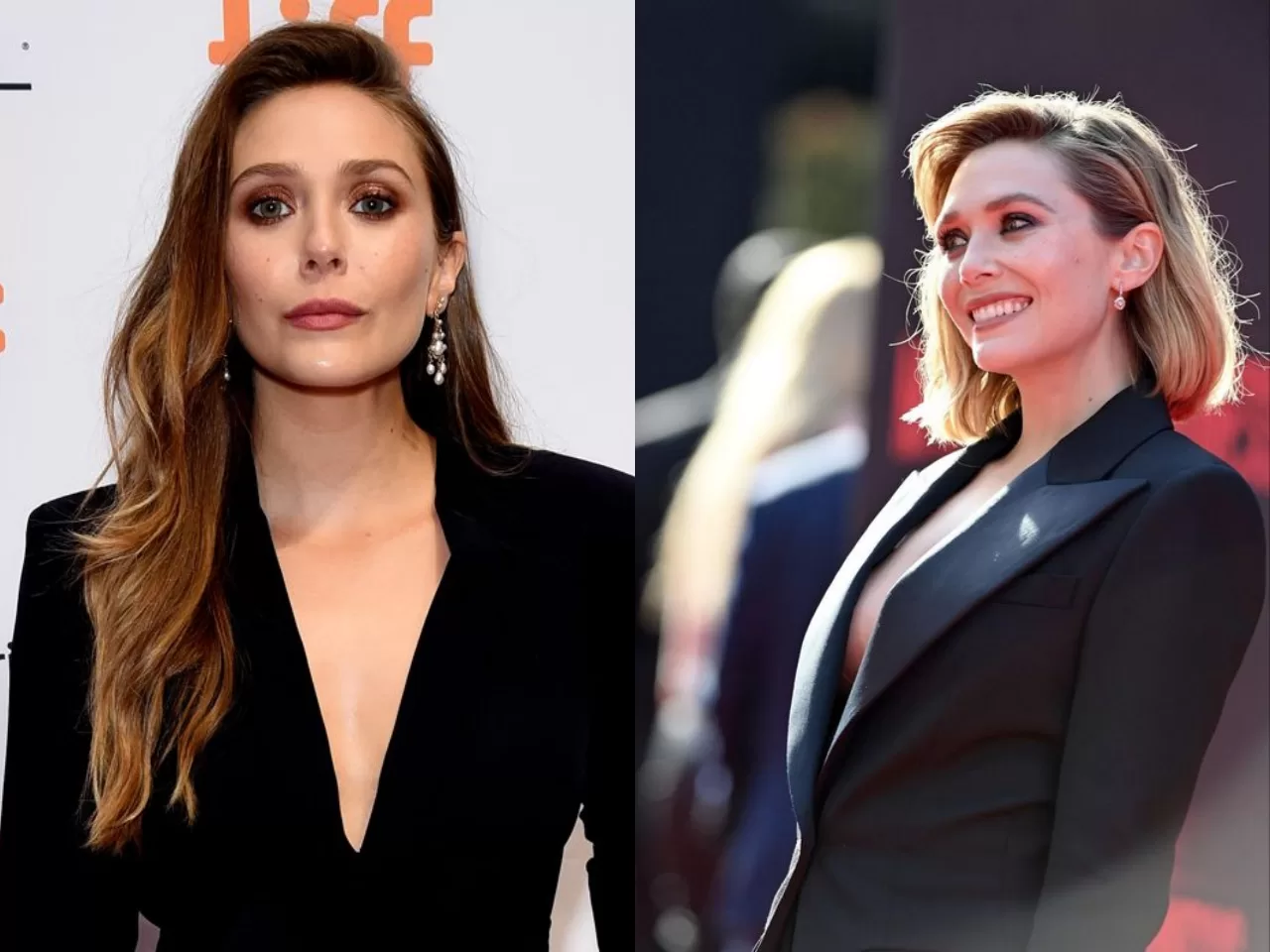 There is something about Elizabeth Olsen Wearing Blazer - MovieGeak